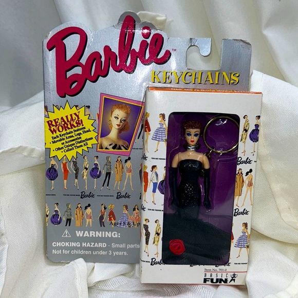 Accessories | Vintagebarbie Keychain Black Gown Bru | Poshmark